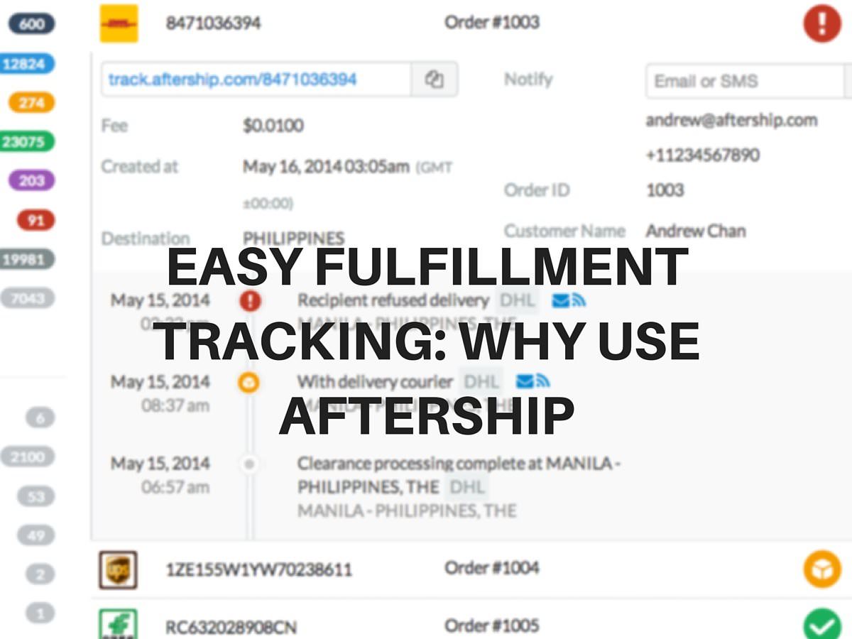 Aftership Is Bound To Make An Impact In Your Business: Easy Fulfillment ...